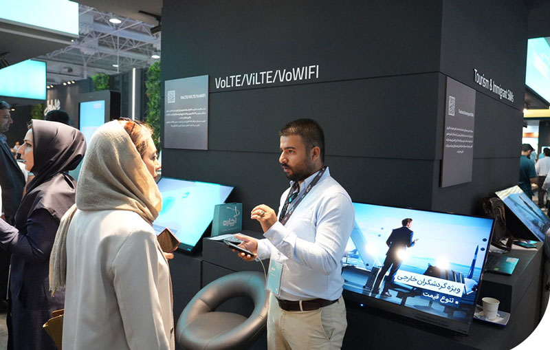 معرفی و ارائه سرویس‌های VoLTE و ViLTE در الکامپ ۱۴۰۳